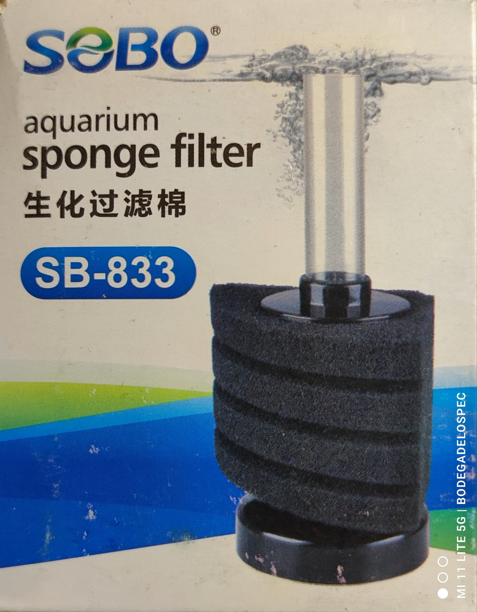 Filtro de esponja SB-833 – La Bodega de los Peces